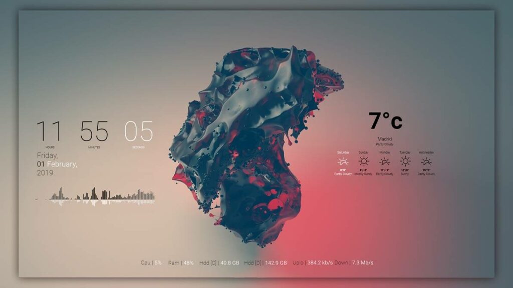 30+ Best Rainmeter Skins for Stunning Desktop Customization in 2024