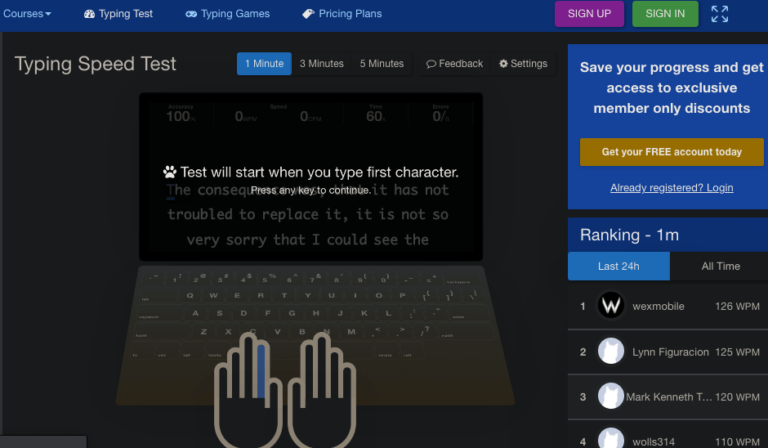 11 Best Typing Test Websites in 2023 to Assess your Typing Speed