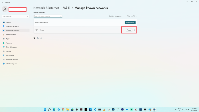 How To Forget Wifi Network On Windows 11 or 10?