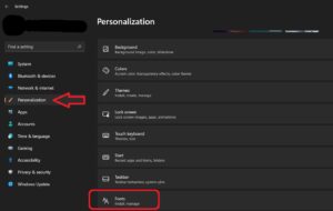 How to Change Font in Windows 11