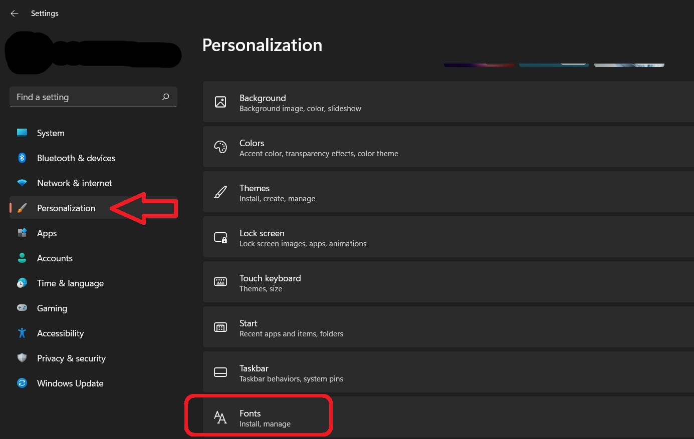 How to Change Font in Windows 11