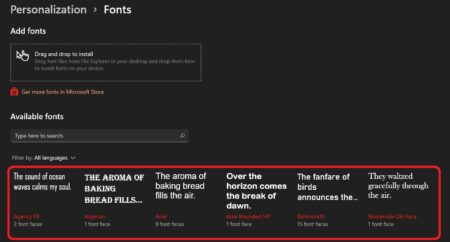 How to Change Font in Windows 11
